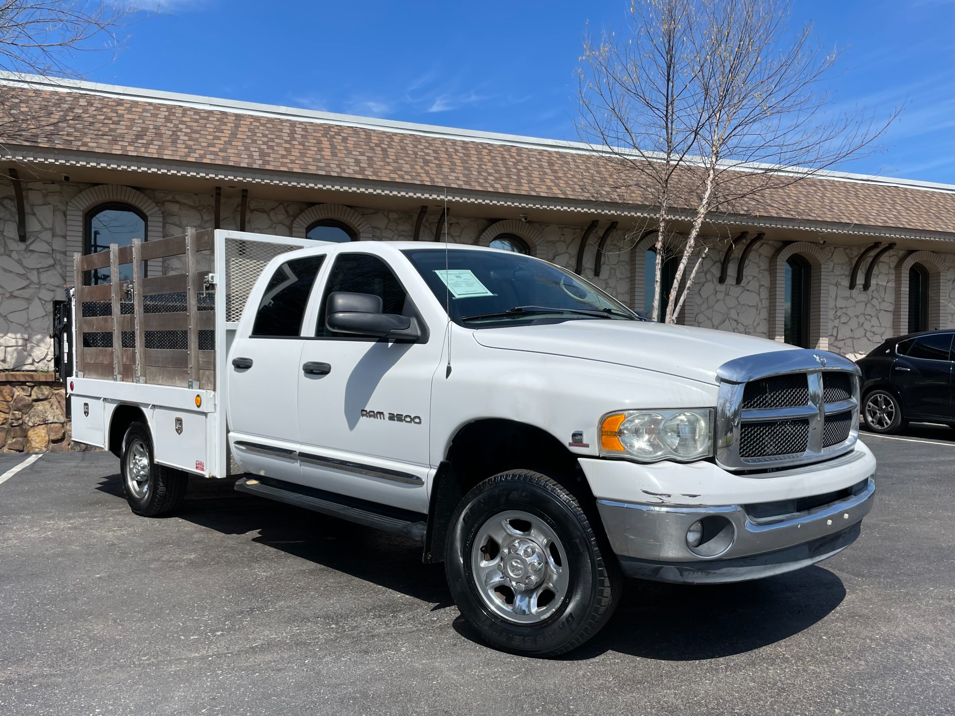 Used 2004 Dodge Ram 2500 SLT FLATBED W/SIDE GUARDS For Sale ($19,500 ...
